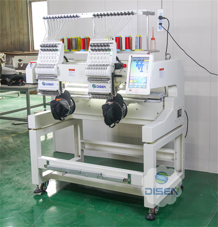 DSC-J1202 Two Heads 12 Needles Embroidery Machine from China ...