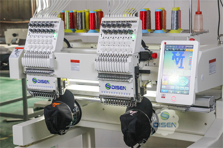 DSC-J1202 Two Heads 12 Needles Embroidery Machine from China ...