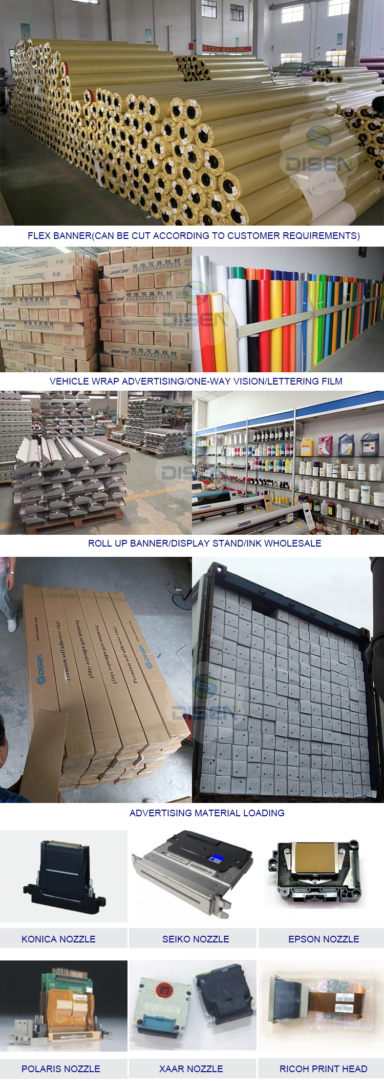 3.2m Large Format XP600 Inkjet Eco Solvent Printer From China ...