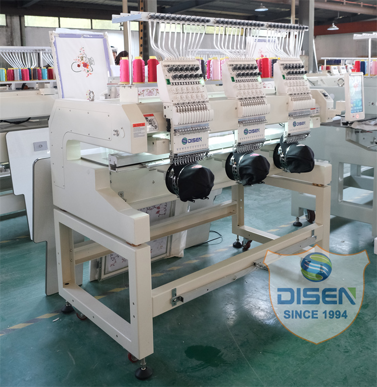 DS-J1203 Three Heads 12 Needles Embroidery Machine from China ...